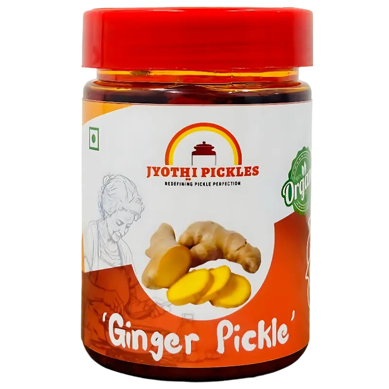 Allam Ginger Pickle - Authentic Organic Pickle | Jyothi Pickles